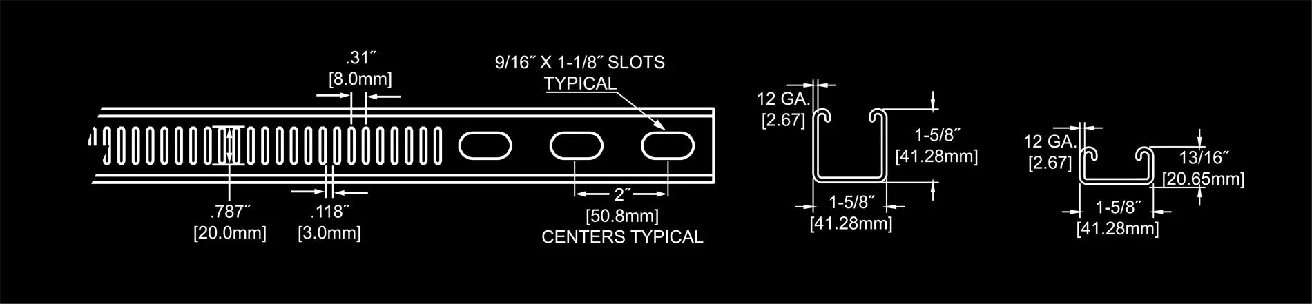 Strut Channels - Dakota Systems